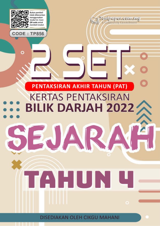 2 SET KERTAS SEJARAH PERSEDIAAN PBD SESI AKHIR 2022 - TAHUN 4 (BONUS WORD) - Cikgu.Info
