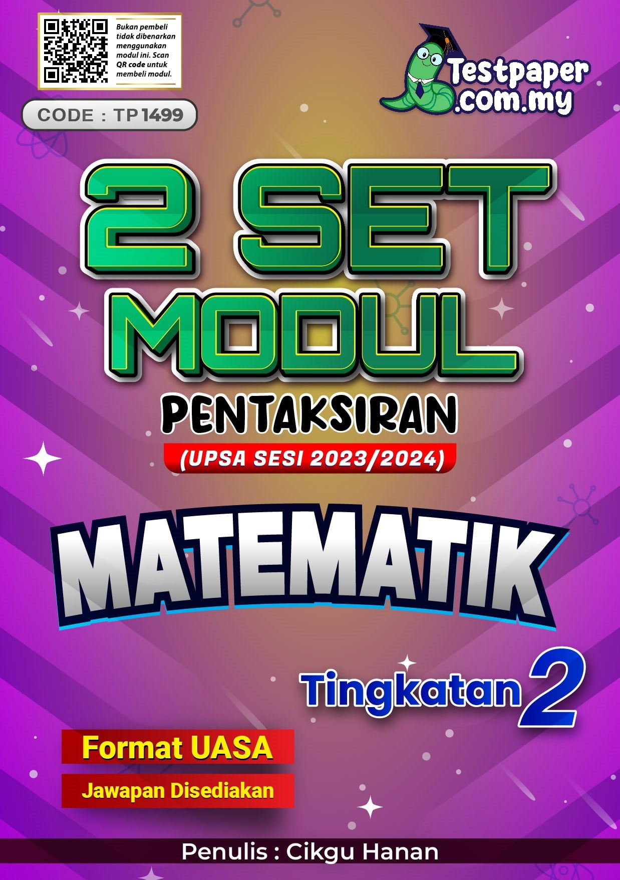 2 SET MODUL PENTAKSIRAN MATEMATIK TINGKATAN 2 (UPSA SESI 2023/2024) - Cikgu.Info
