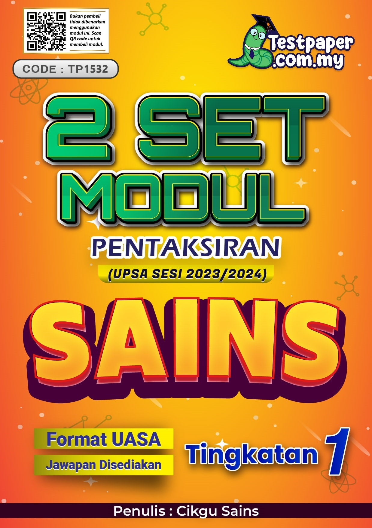 2 SET MODUL PENTAKSIRAN SAINS TINGKATAN 1 (UPSA SESI 2023/2024) - Cikgu.Info