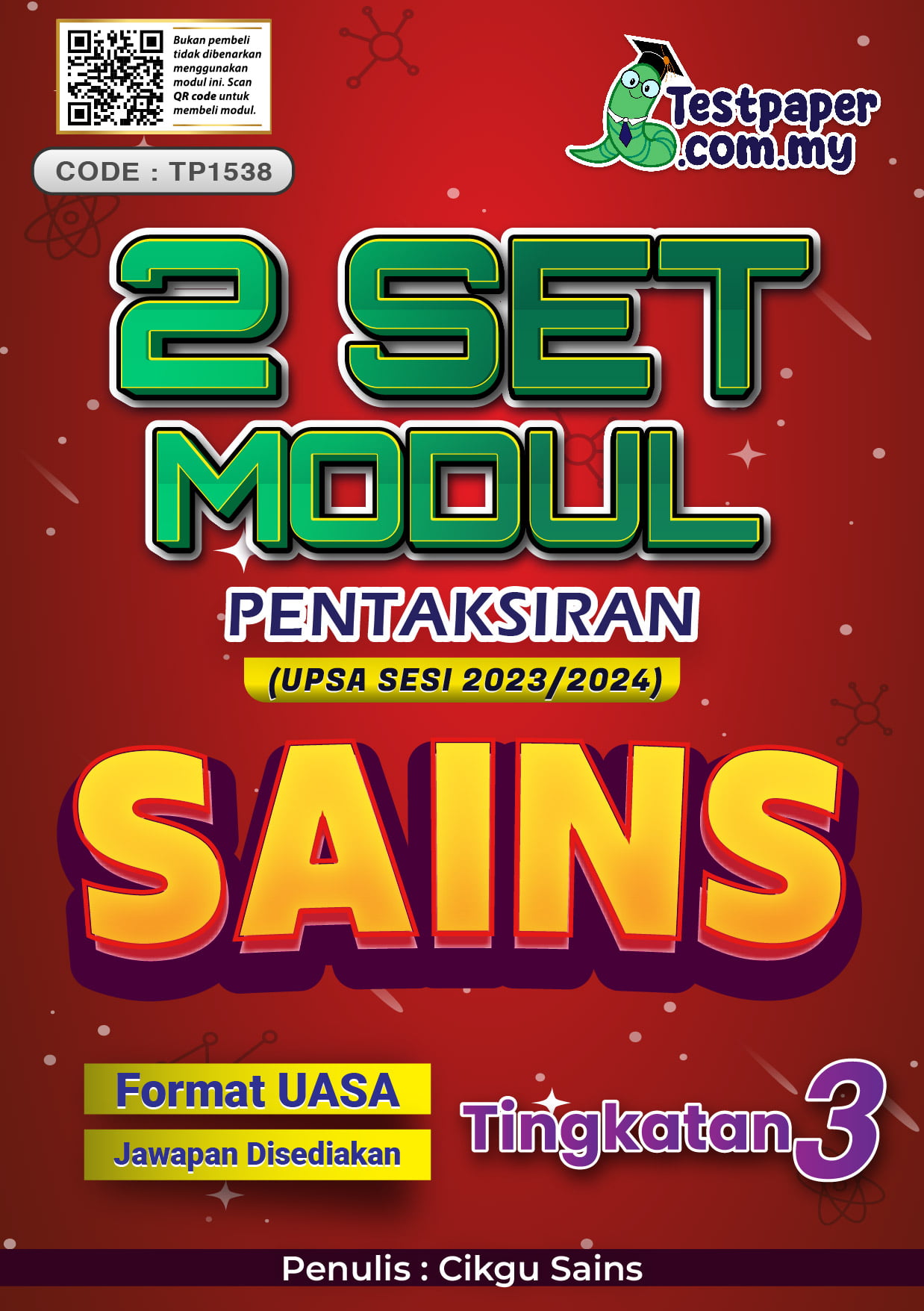 2 SET MODUL PENTAKSIRAN SAINS TINGKATAN 3 (UPSA SESI 2023/2024) - Cikgu.Info