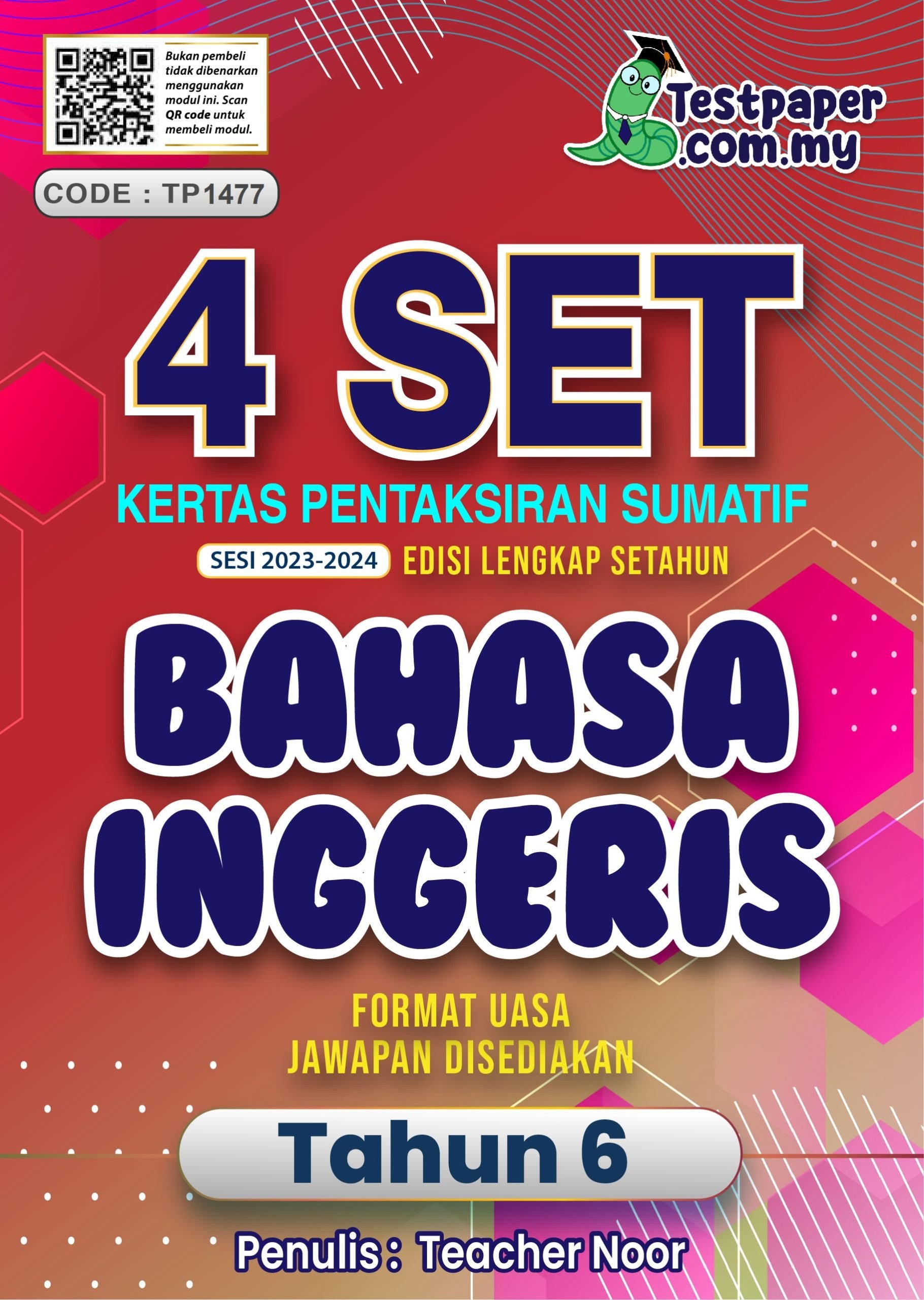 4 SET KERTAS PENTAKSIRAN SUMATIF BAHASA INGGERIS TAHUN 6 SESI 2023/24 (EDISI LENGKAP SETAHUN ...