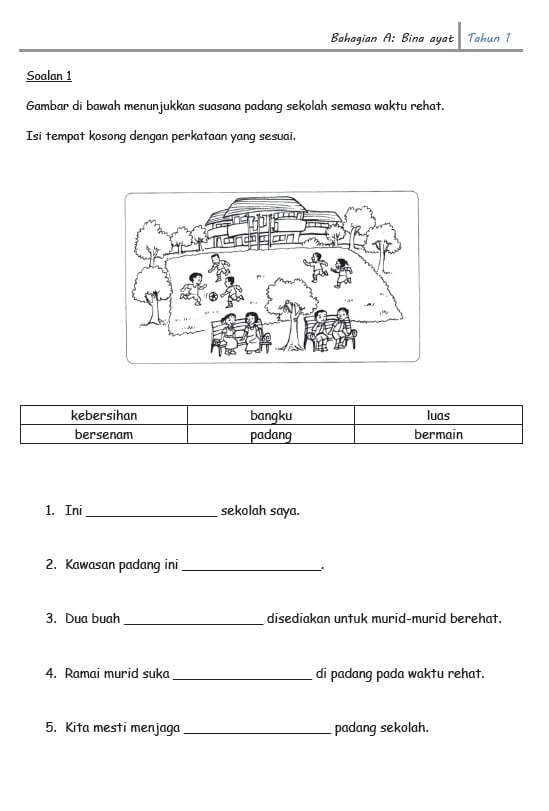 BAHASA MELAYU PENULISAN TAHUN 1, TAHUN 2 DAN TAHUN 3 UNTUK MURID SJK ...