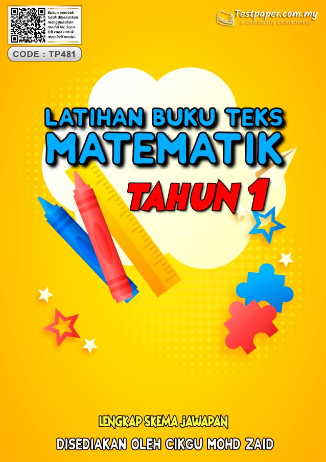 Latihan Buku Teks Matematik Tahun 1 Kssr Semakan Cikgu Info