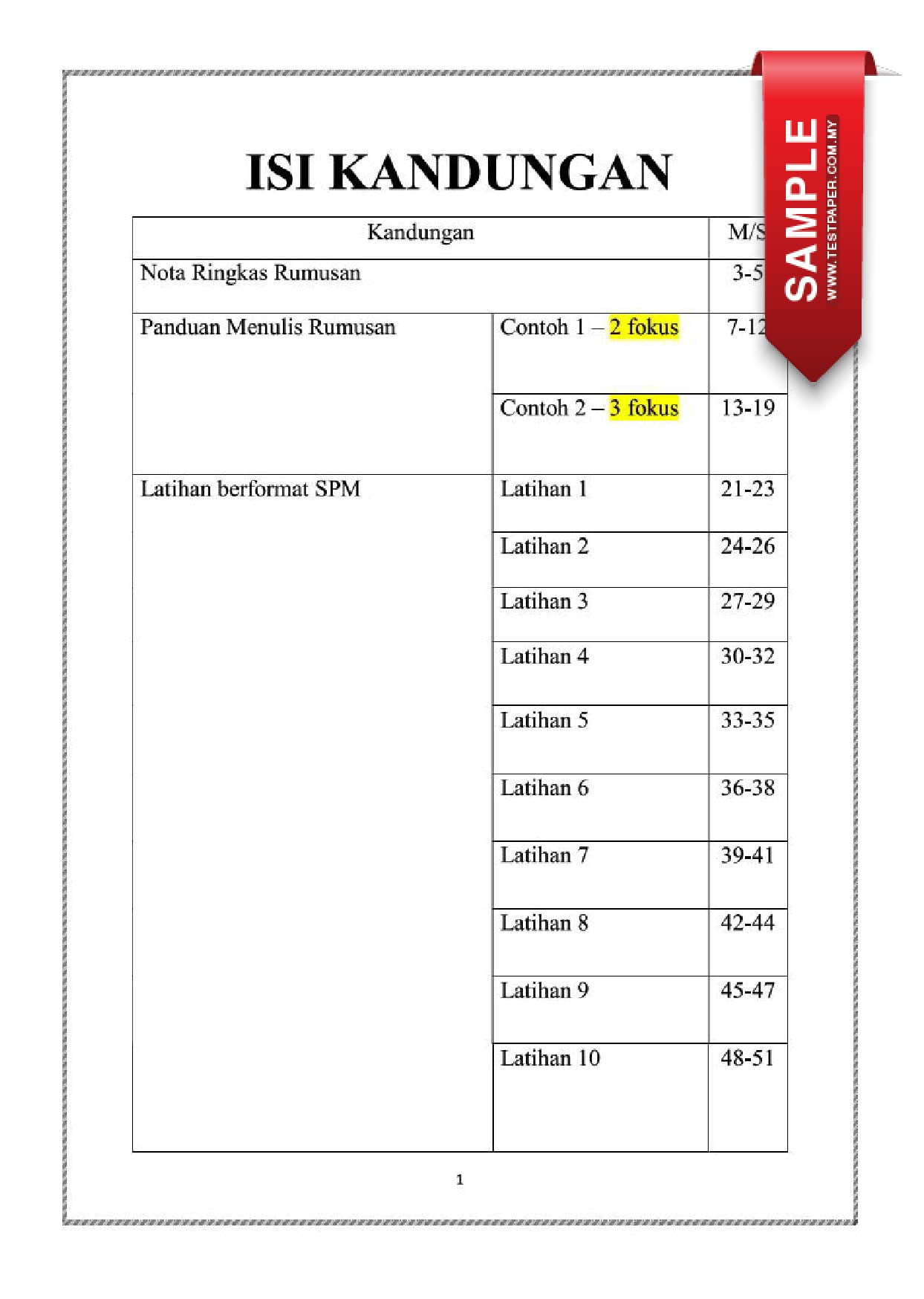 MODUL BAHASA MELAYU RUMUSAN KERTAS 2 SPM 2023 - Cikgu.Info