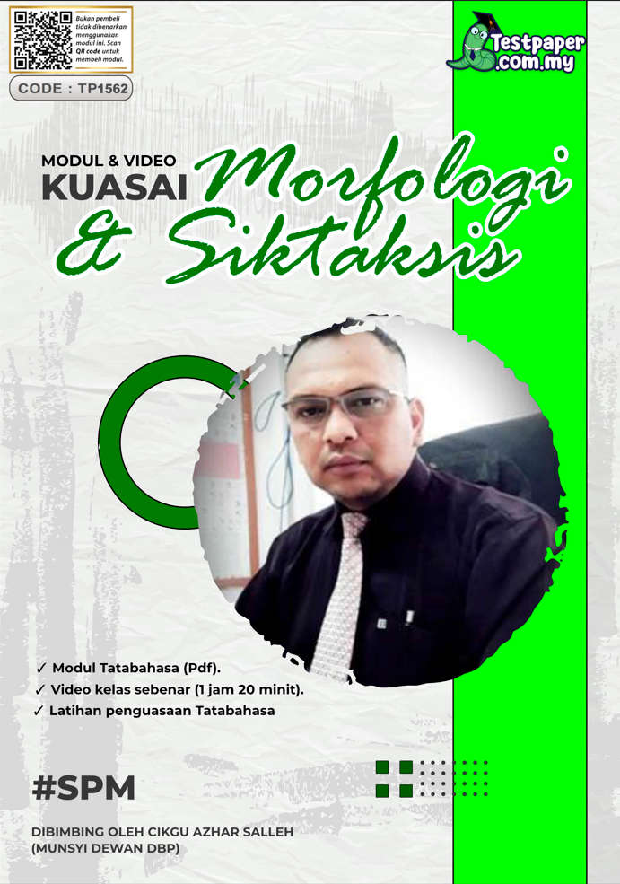 MODUL DAN VIDEO KUASAI MORFOLOGI DAN SINTAKSIS SPM - Cikgu.Info