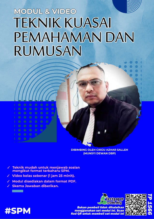 MODUL DAN VIDEO TEKNIK KUASAI PEMAHAMAN DAN RUMUSAN SPM - Cikgu.Info