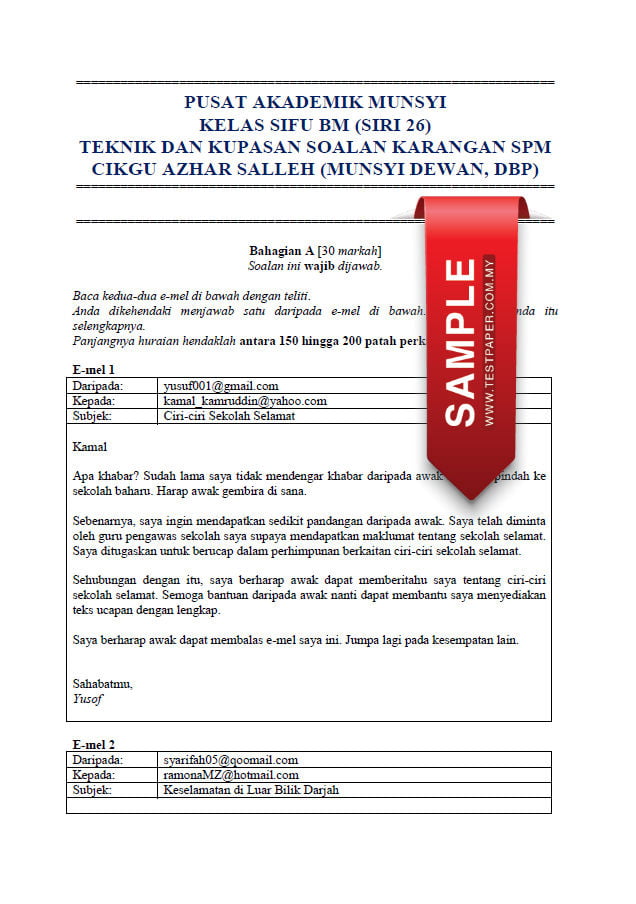 MODUL DAN VIDEO TEKNIK PENULISAN KARANGAN SPM - Cikgu.Info