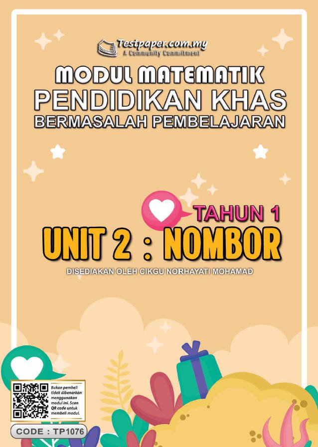 MODUL MATEMATIK TAHUN 1 PENDIDIKAN KHAS BERMASALAH PEMBELAJARAN (UNIT 2 ...