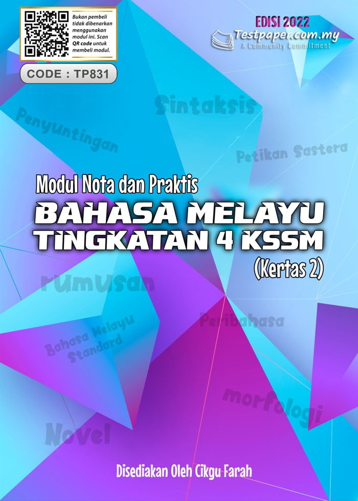 MODUL NOTA DAN PRAKTIS BAHASA MELAYU TINGKATAN 4 KSSM KERTAS 2 (EDISI ...