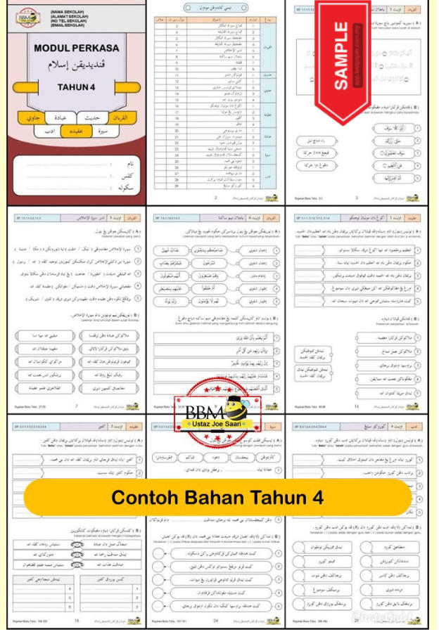 MODUL PERKASA PBD PENDIDIKAN ISLAM TAHUN 4 KSSR SEMAKAN - Cikgu.Info