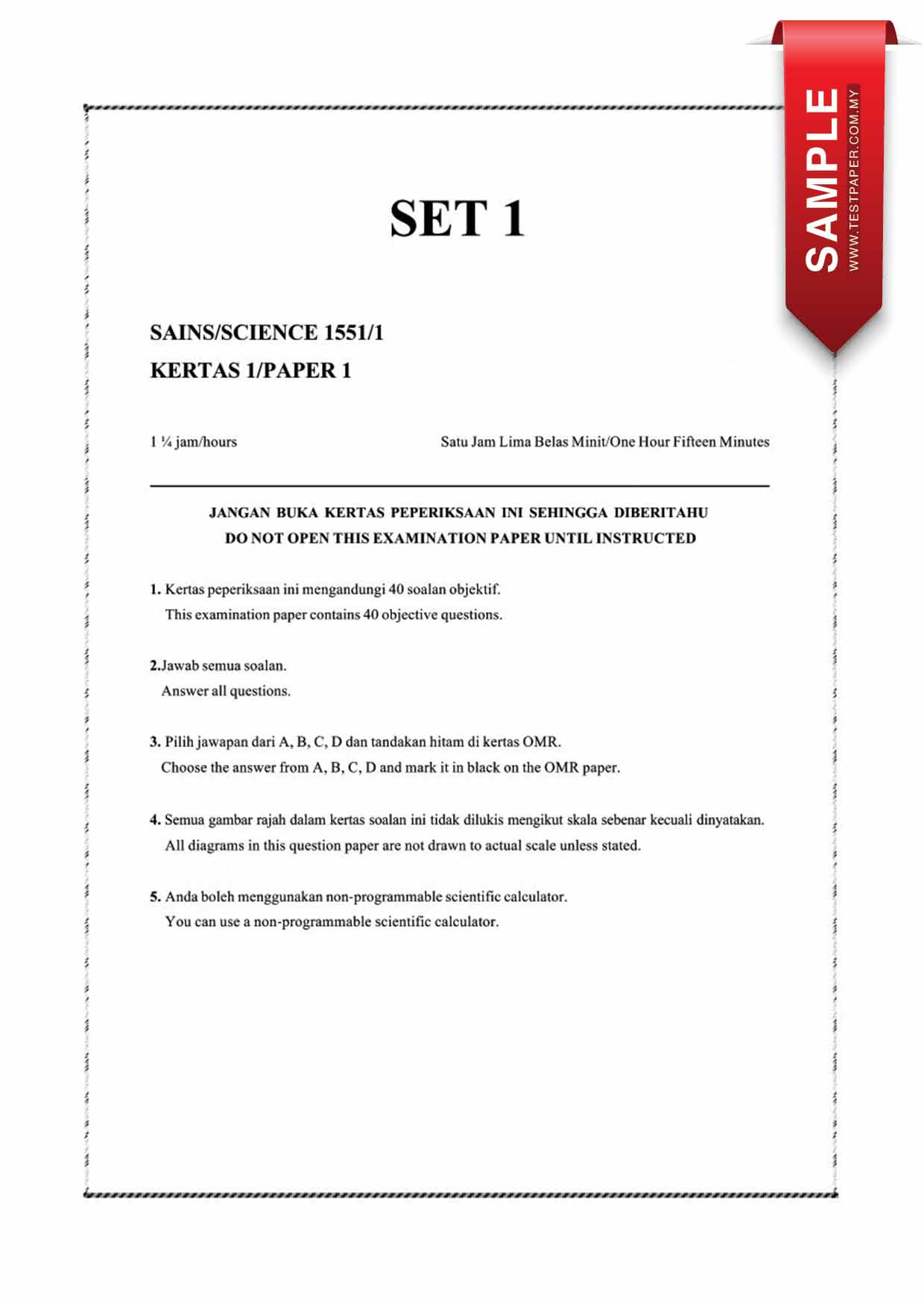 MODUL SAINS KERTAS 1 SPM 2023 - Cikgu.Info