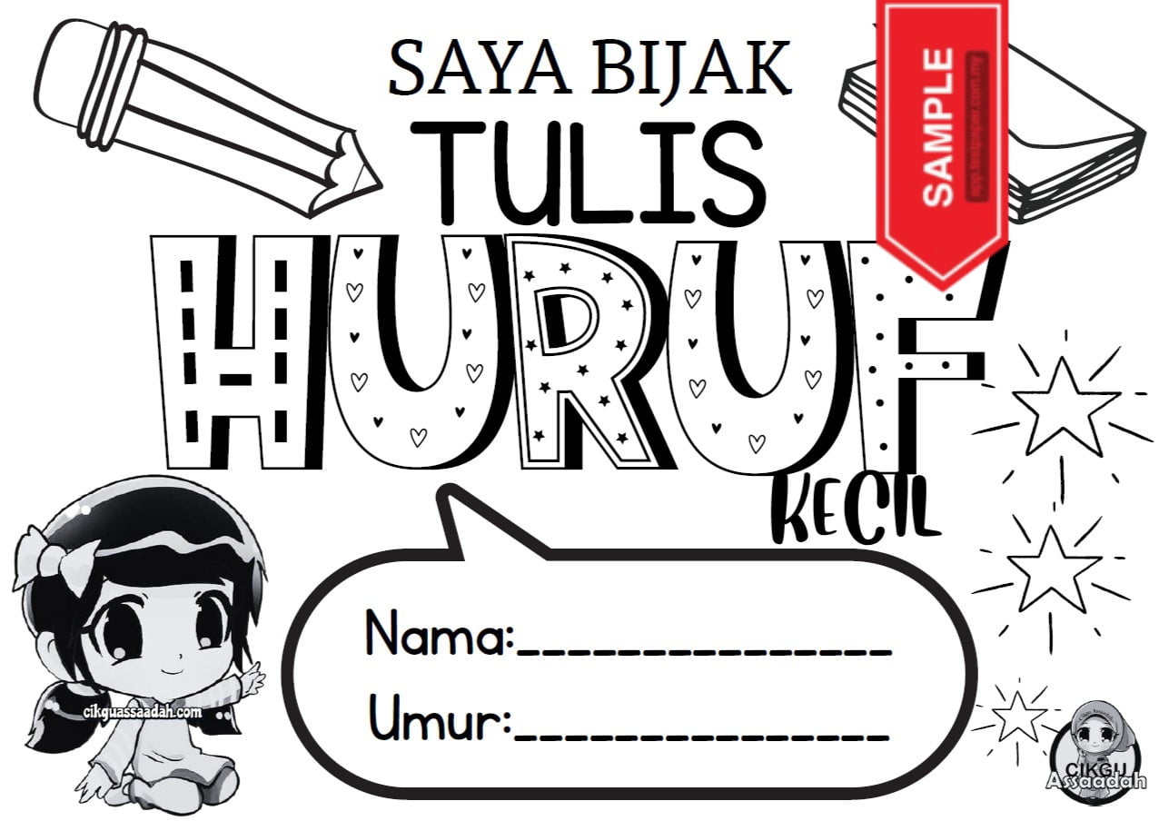 MODUL SAYA BIJAK TULIS HURUF KECIL - Cikgu.Info
