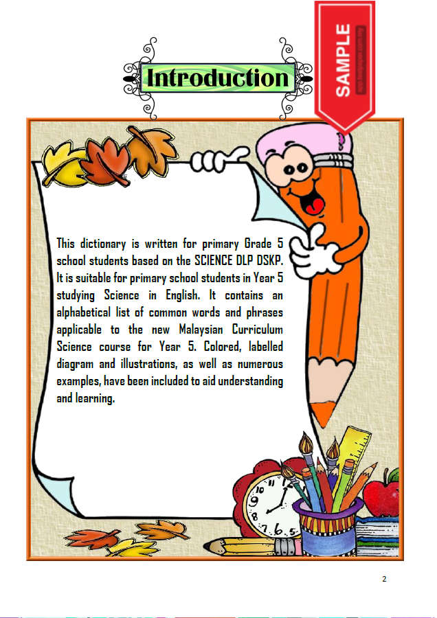 MODULE GRADE 5 ILLUSTRATED SCIENCE DICTIONARY - Cikgu.Info