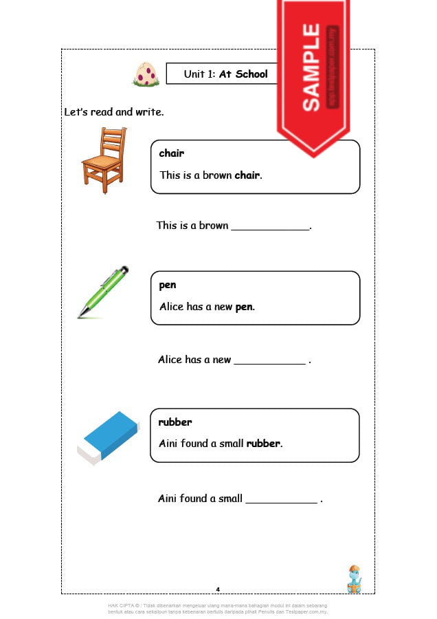 MY VOCABULARY MODULE YEAR 1 (CEFR) - Cikgu.Info