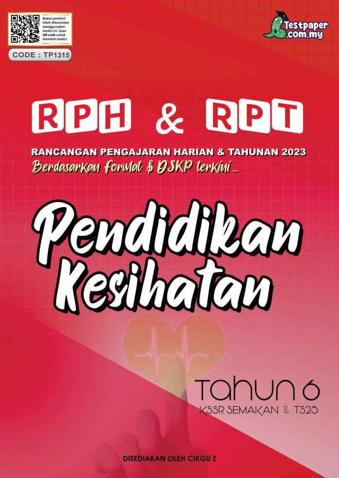 RPH DAN RPT 2023 - PENDIDIKAN KESIHATAN TAHUN 6 - Cikgu.Info