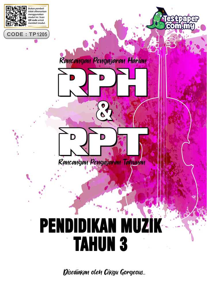 RPH DAN RPT 2023 - PENDIDIKAN MUZIK TAHUN 3 - Cikgu.Info