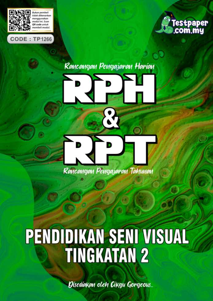 RPH DAN RPT 2023 - PENDIDIKAN SENI VISUAL TINGKATAN 2 - Cikgu.Info
