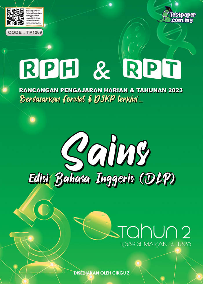 RPH DAN RPT 2023 - SAINS EDISI BAHASA INGGERIS (DLP) TAHUN 2 - Cikgu.Info