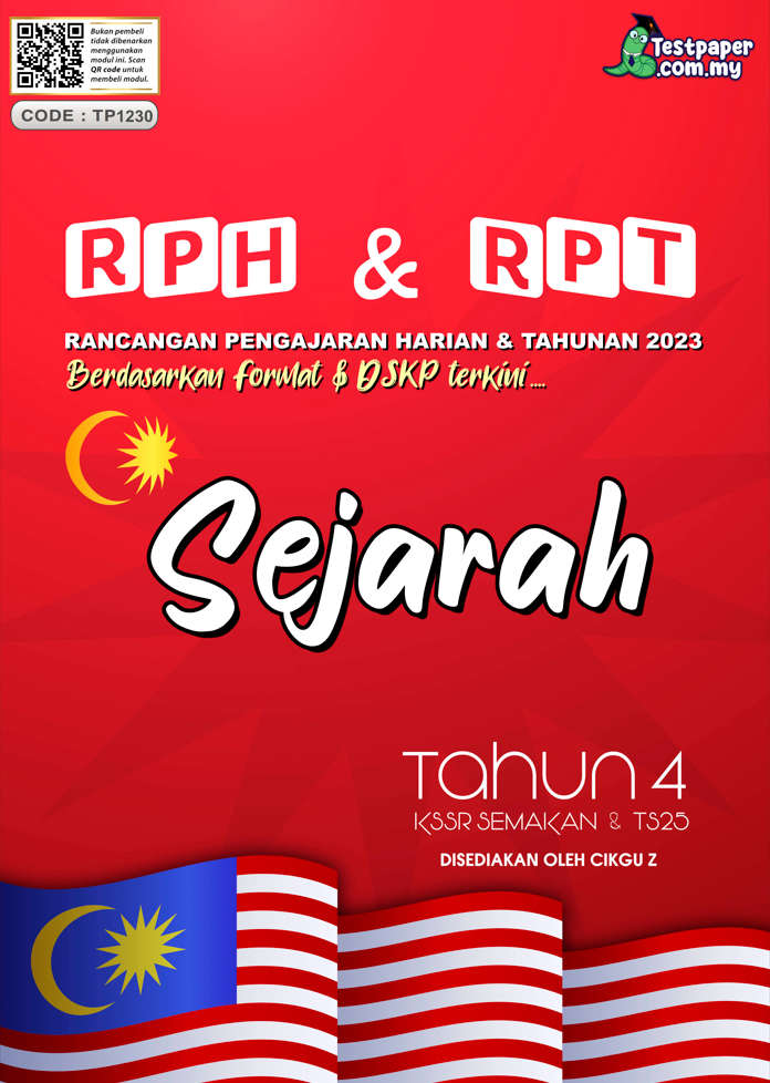 RPH DAN RPT 2023 - SEJARAH TAHUN 4 - Cikgu.Info