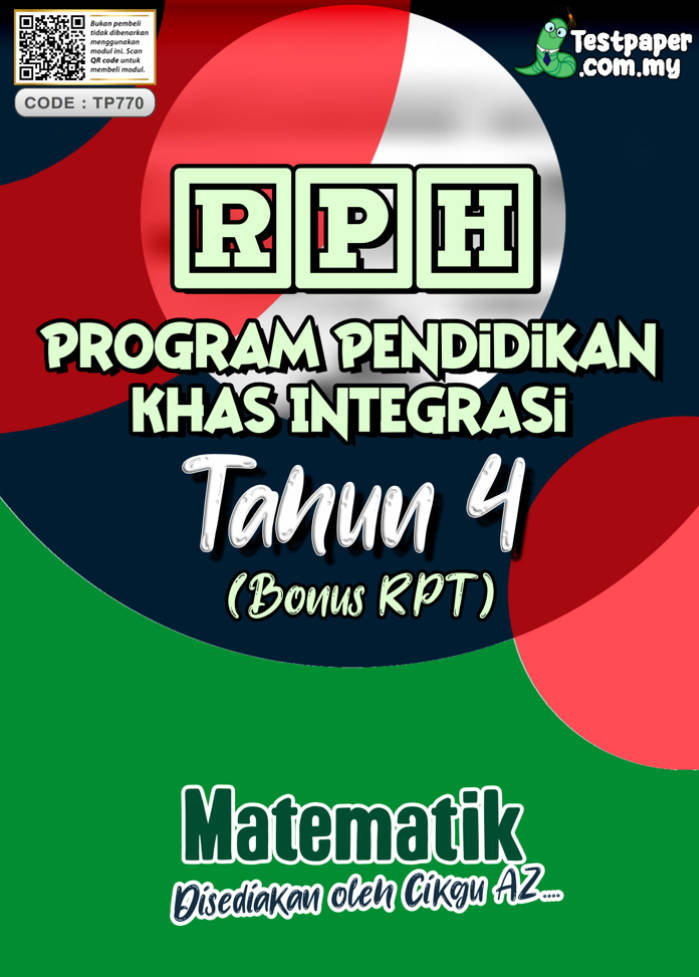 RPH DAN RPT - PROGRAM PENDIDIKAN KHAS INTEGRASI MATEMATIK TAHUN 4 (TS25 ...