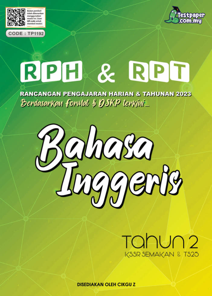 RPH DAN RPT (SOW) 2023 - BAHASA INGGERIS TAHUN 2 - Cikgu.Info