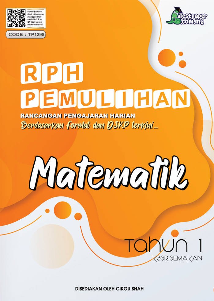 RPH PEMULIHAN - MATEMATIK TAHUN 1 - Cikgu.Info