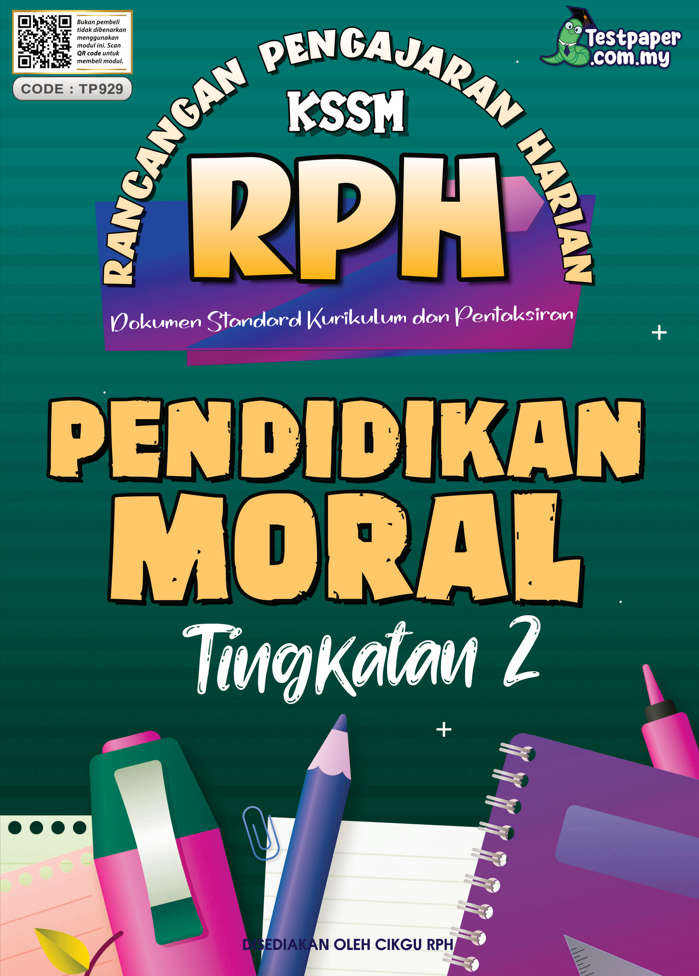 RPH - PENDIDIKAN MORAL TINGKATAN 2 KSSM - Cikgu.Info