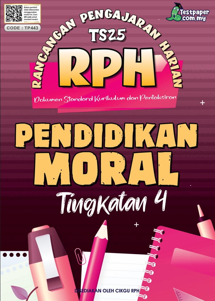 RPH - PENDIDIKAN MORAL TINGKATAN 4 TS25 (BONUS RPH SIVIK) - Cikgu.Info