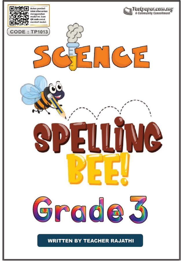 SCIENCE SPELLING BEE GRADE 3 - Cikgu.Info
